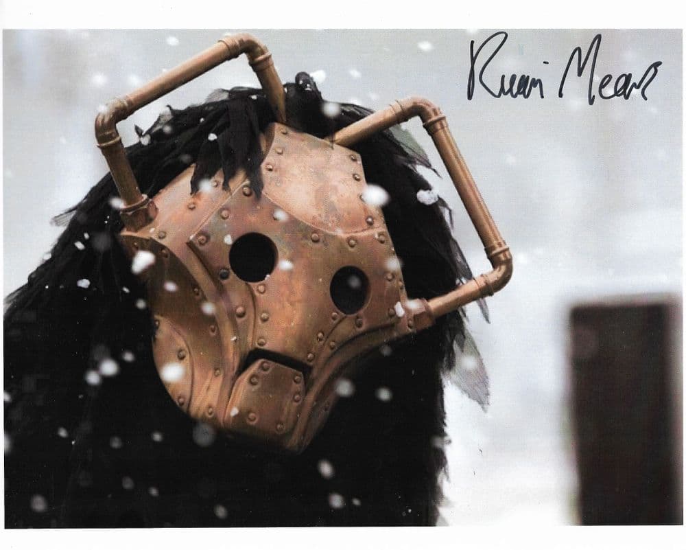 Ruari Mears "Cyberman" - DOCTOR WHO Genuine Signed Autograph 10 x 8 COA ...