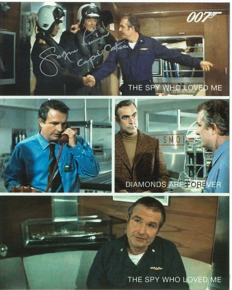 Shane Rimmer JAMES BOND The Spy Who Loved Me CAPT CARTER 10 x 8 Genuine ...