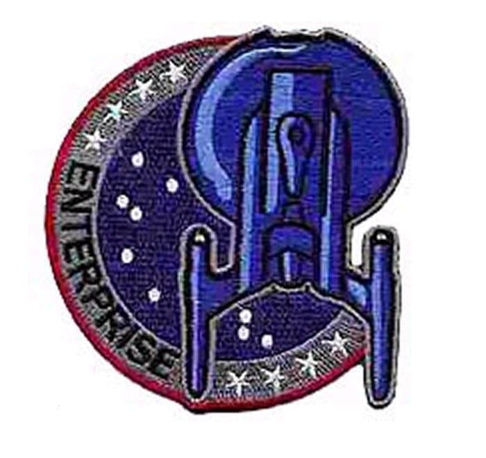 Star Trek classic Enterprise uniform logo crew patch Size : 4 X 4 ...