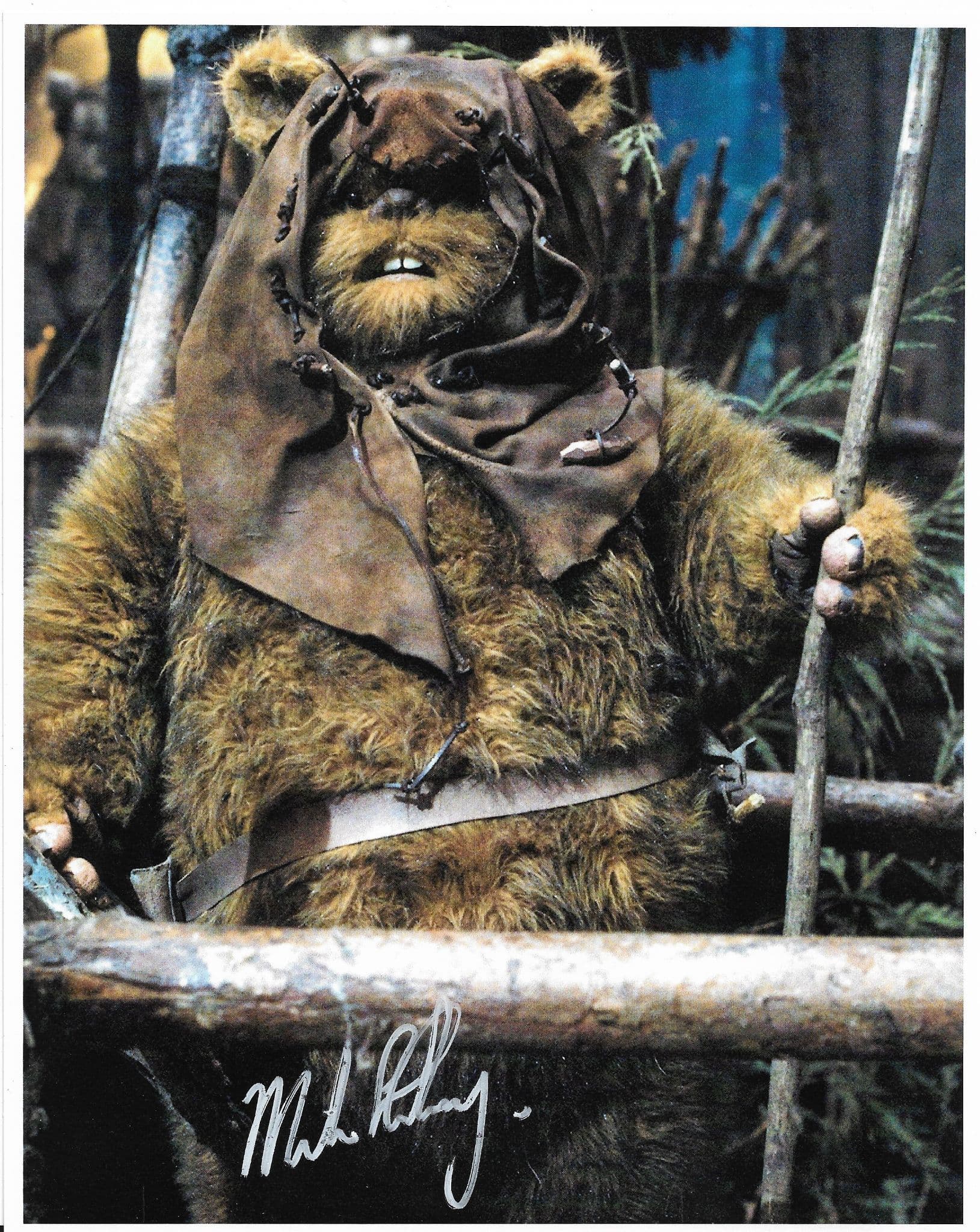 STAR WARS Ewok actor Michael Henbury Genuine signed autograph COA 11457