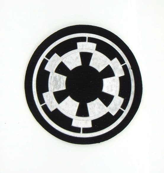 Imperial Forces Logo Boba Fett Embroidered Iron On Patch Dark Side