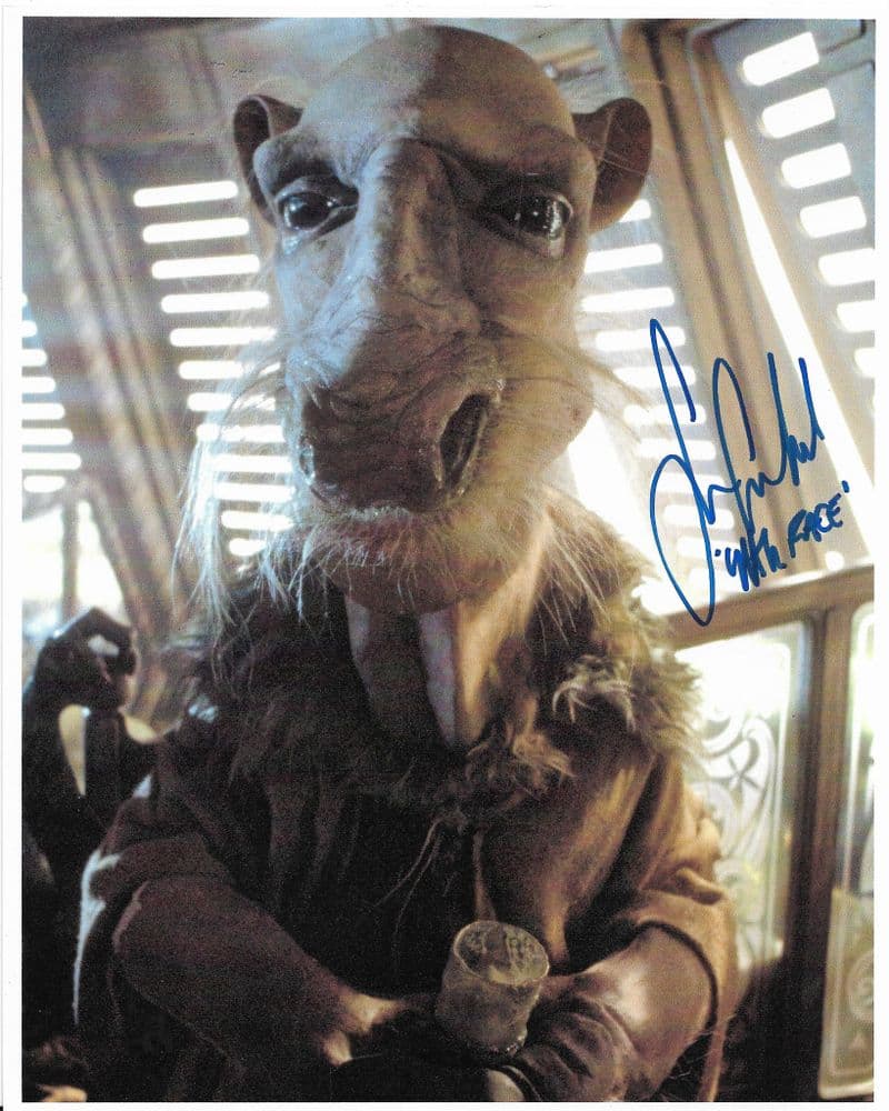 STAR WARS Sean Crawford "Saelt Marae Yakface" genuine autograph COA ...