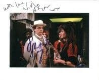Sylvester McCoy & Nisha Nayar DOCTOR WHO Genuine Signed Autograph 10 x ...