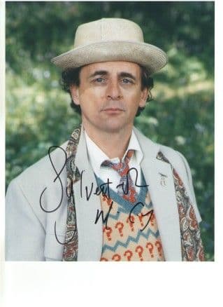 Sylvester McCoy "The 7th Doctor" DOCTOR WHO Genuine Signed Autograph 10 ...