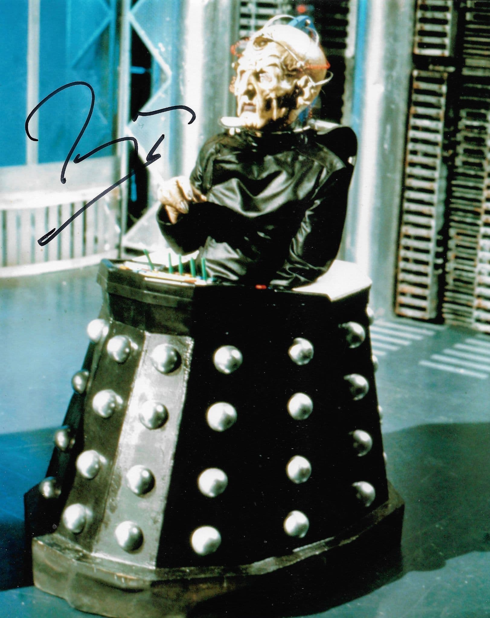 Terry Molloy DAVROS - DOCTOR WHO Genuine Signed Autograph 10x8 COA 22324