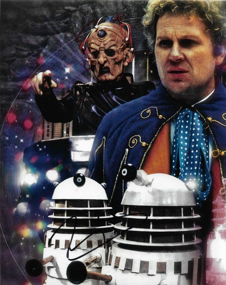Terry Molloy DAVROS - DOCTOR WHO Genuine Signed Autograph 10x8 COA 22326