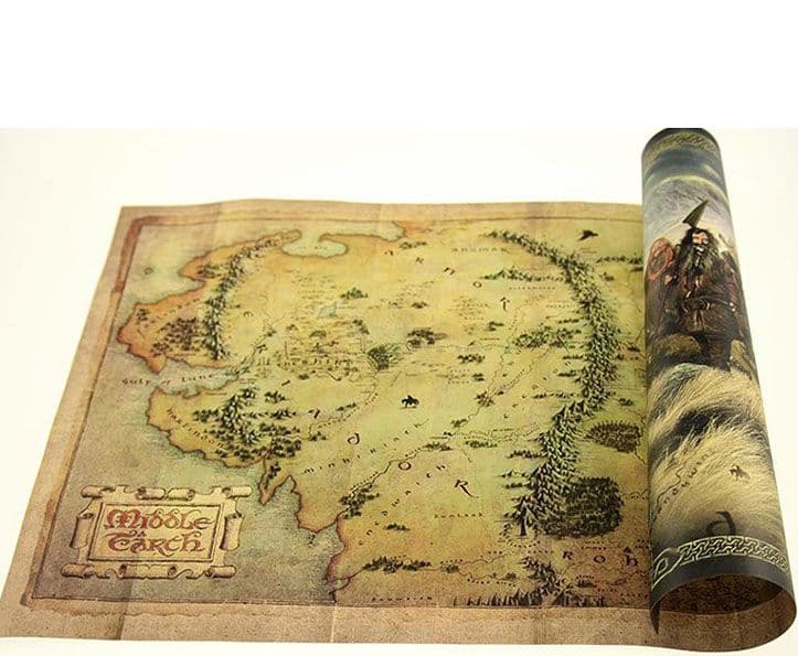 The Hobbit - Middle Earth Map