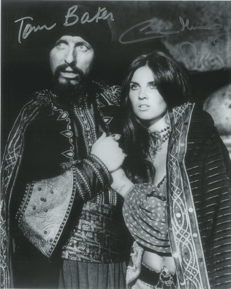 Tom Baker & Caroline Munro "SINBAD" Multi genuine signed autograph 10x8 ...