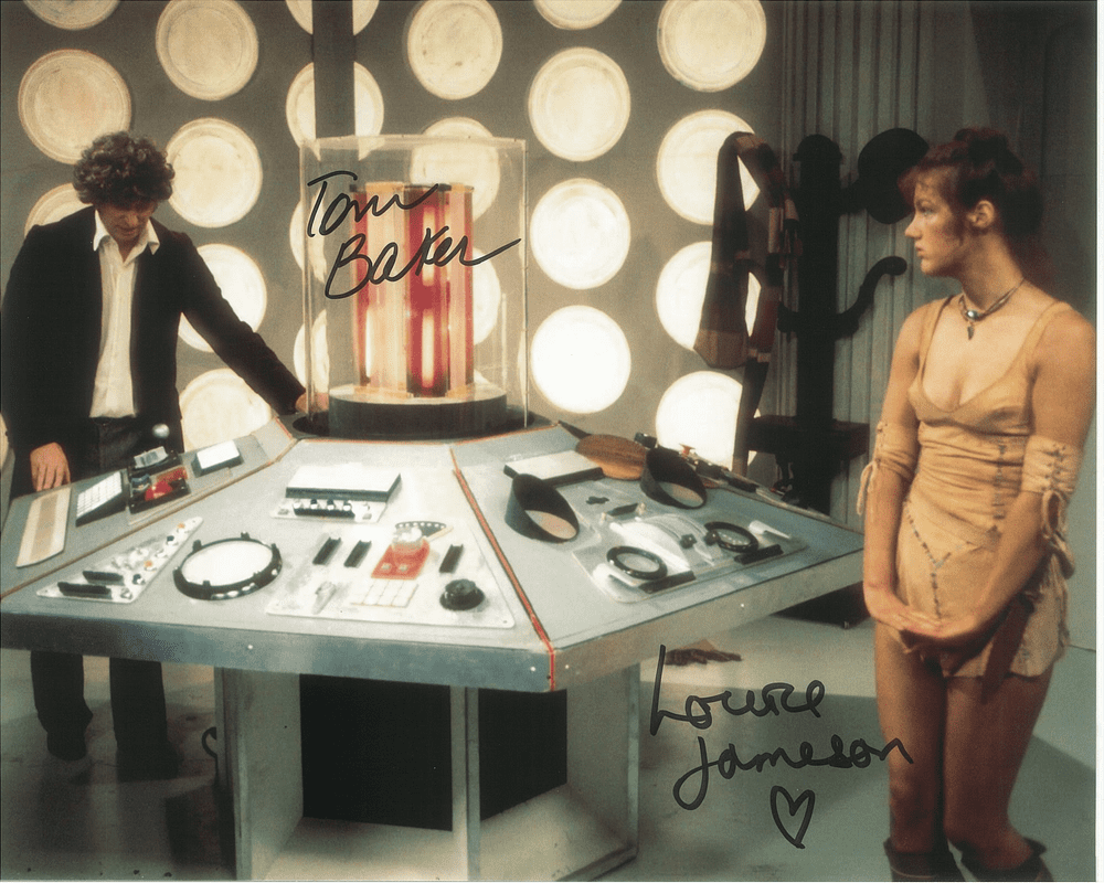 Tom Baker Louise Jameson - Multi signed DOCTOR WHO Genuine Signed ...
