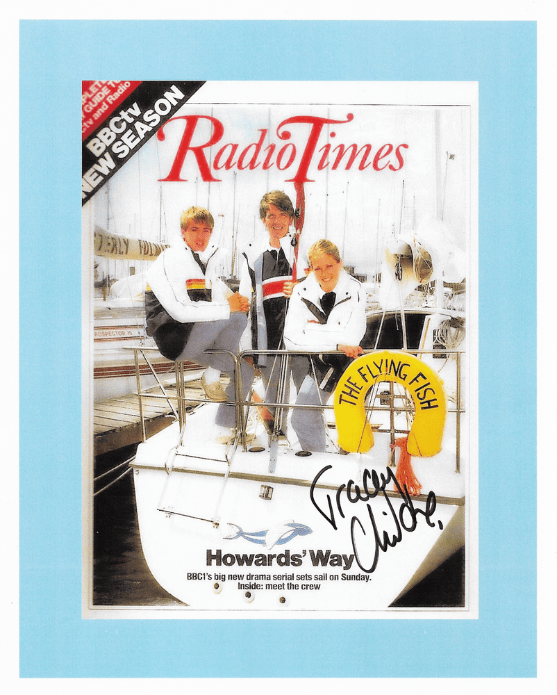 Tracey Childs HOWARDS WAY genuine signed autograph10X8 COA 22791