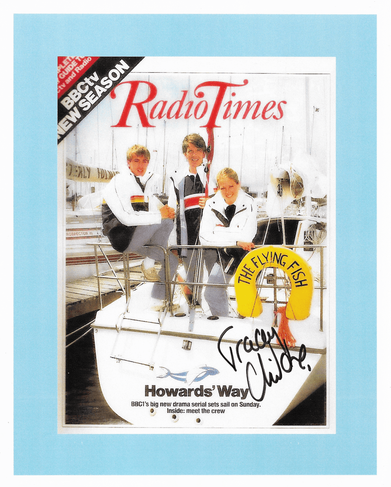 Tracey Childs HOWARDS WAY genuine signed autograph10X8 COA 22791