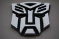Transformers Autobot Decepticon Car Chrome Badge Emblem