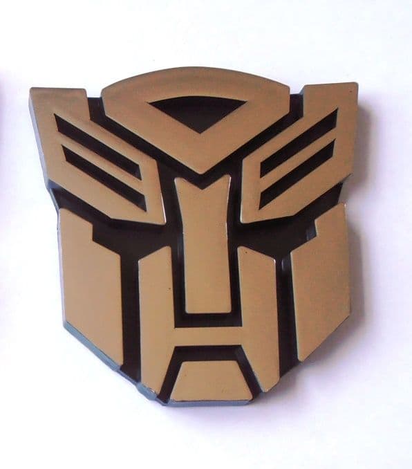 Transformers Autobot Decepticon Car Chrome Badge Emblem