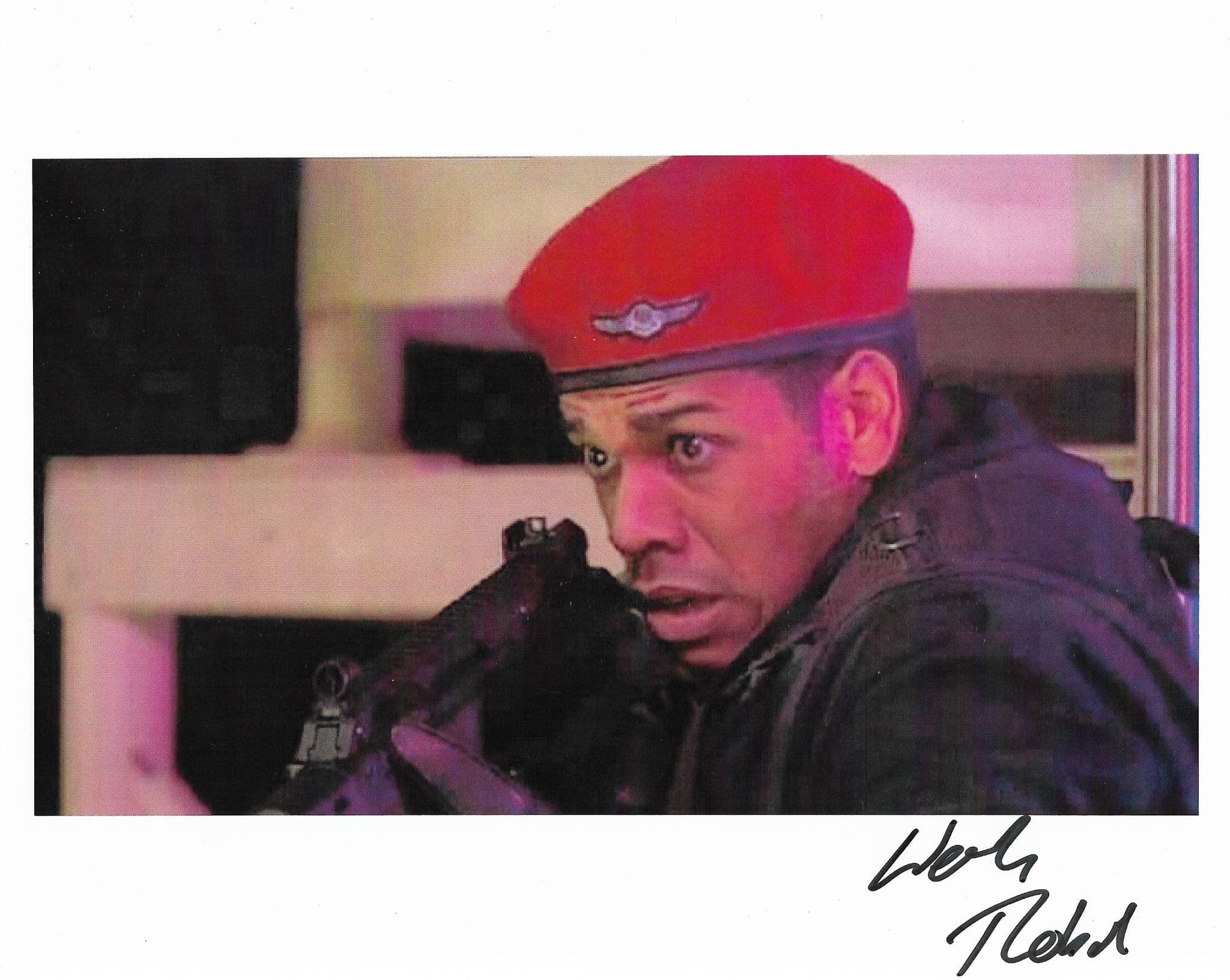 WESLEY THEOBALD "UNIT" DOCTOR WHO genuine Autograph 10 x 8 COA 22367