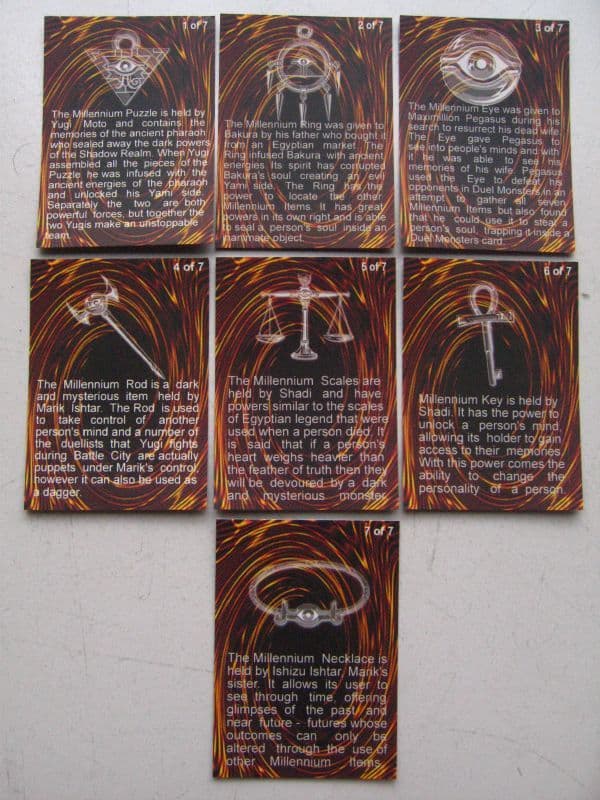 Yu-Gi-Oh Millenium SCALE YuGiOh Millennium Scales Items