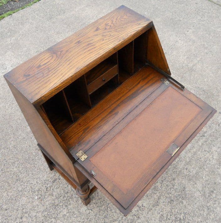 Oak Writing Bureau Desk