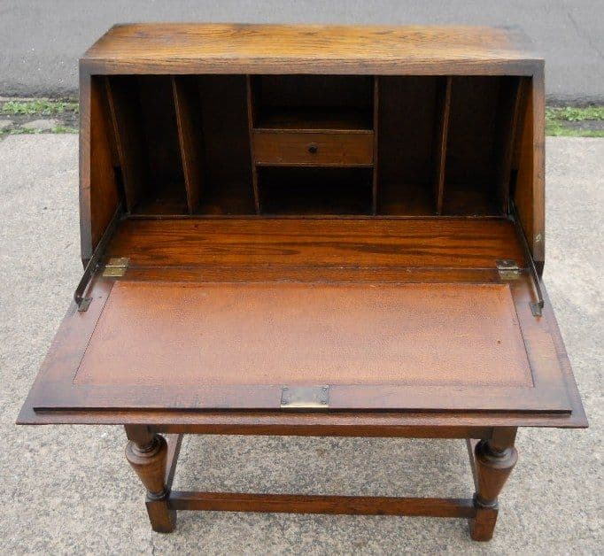 Oak Writing Bureau Desk