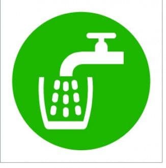 Drinking water symbol
