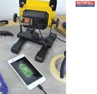 Faithfull Rechargeable LED Work light with Magnetic Base