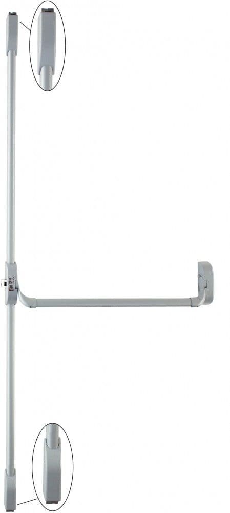 Iseo Pullman Panic Bar Set with 3 auto dead locking latches