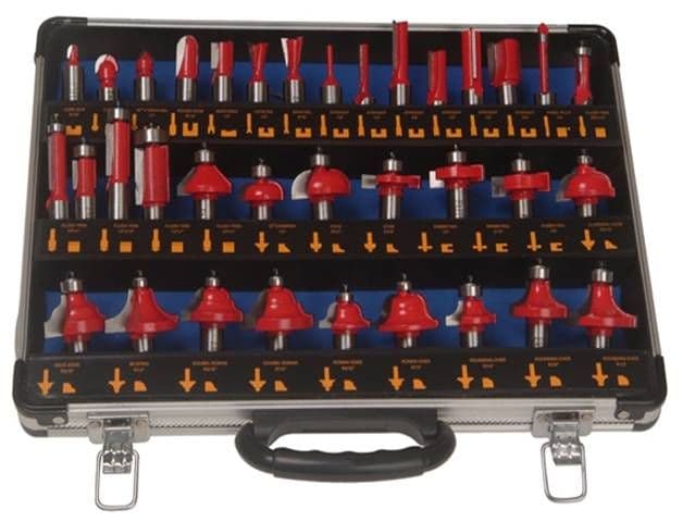 TCT Router Bit Set 1/2in Router Bit 35 pieces