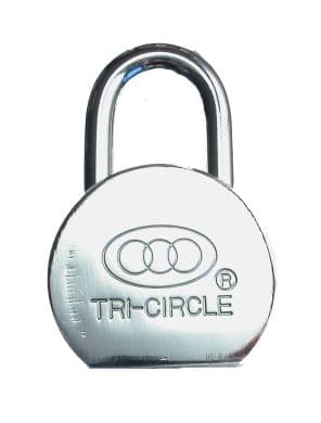 Tri-Circle Steel Padlock