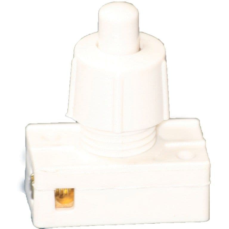 1 amp Push Button Press Switch Short Threaded Shaft for Metal Lights