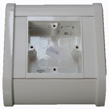 Angled Bench Socket Box MK Pinnacle Single 1 Gang Bench Unit PBUS1 WHI ...