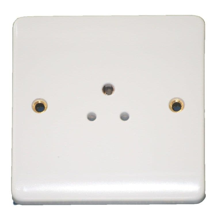 Click 2 amp 3 Pin Unswitched Socket Outlet Three Pin Socket Outlet