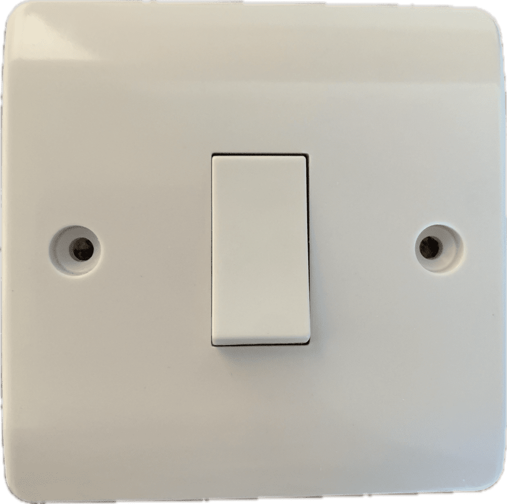Click cma025 Intermediate 10 Amp Light Switch White