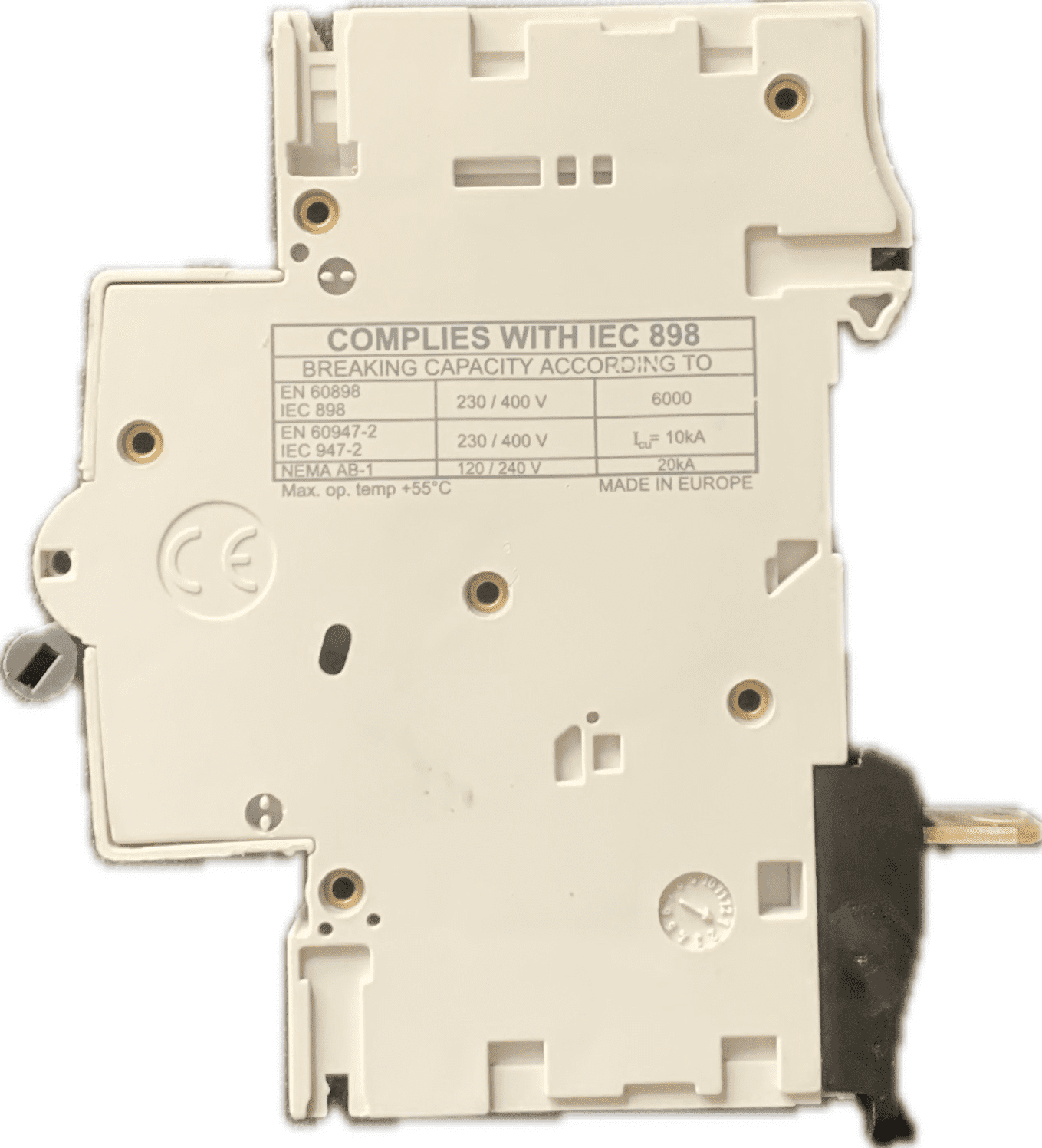 Crabtree Starbreaker MCB 40A Type B 61/B40 BSEN 60898 6kA Push Fit ...