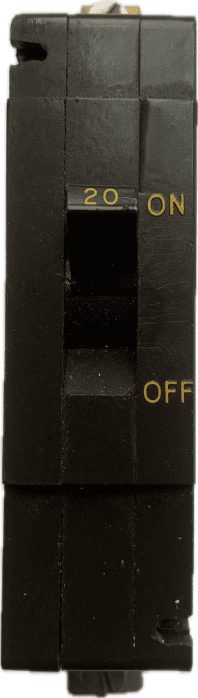 Crabtree Type C50 20A Type 2 BS3871 4 5kA Brown MCB Miniature Circuit ...