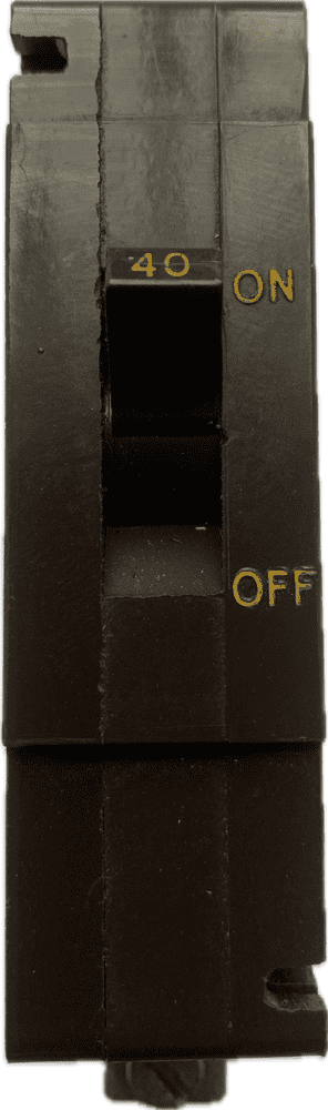 Crabtree Type C50 40A Type 2 BS3871 4 5kA Brown MCB Miniature Circuit ...