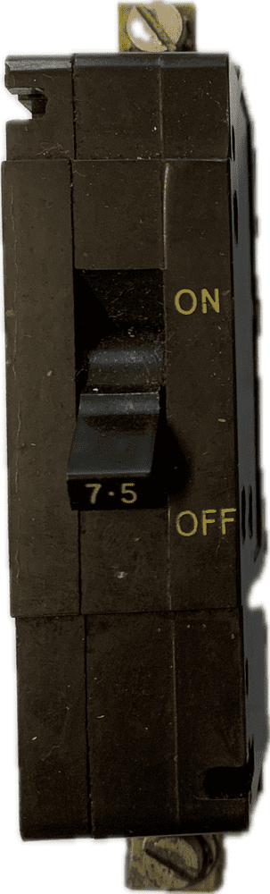Crabtree Type C50 7 5A Type 2 BS3871 4 5kA Brown MCB Miniature Circuit ...