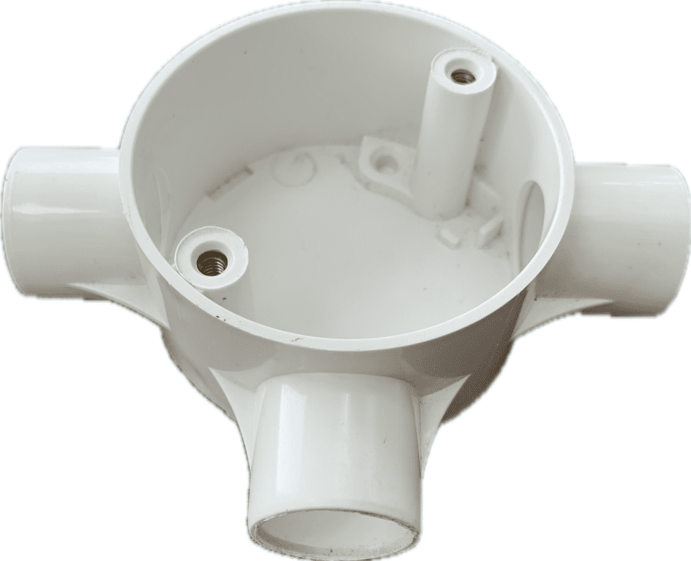 Marshall Tufflex 20mm Conduit Tee Box White Pack of 3