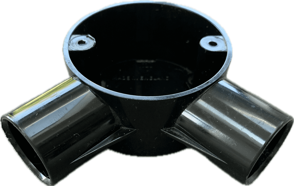 Marshall Tufflex 25mm Conduit Angle Box Black Pack of 7