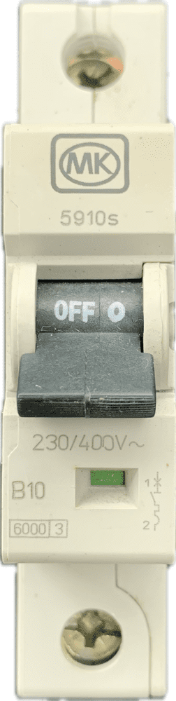 MK MCB B10 10amp 5910s Sentry Type B 6kA
