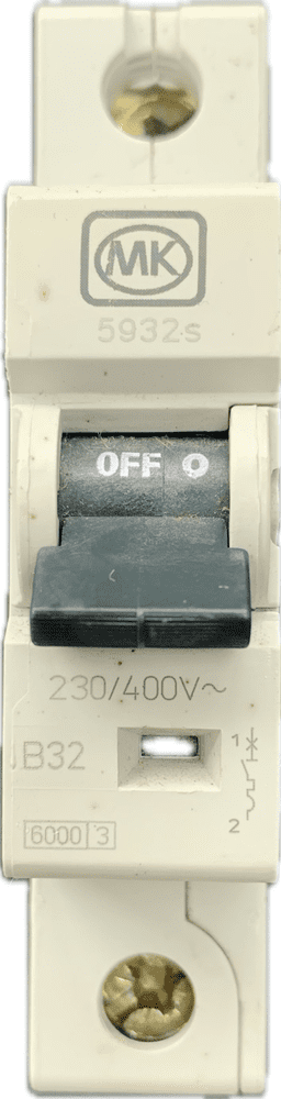 MK MCB B32 32amp 5932s Sentry Type B 6kA