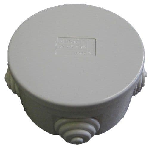Plastic IP44 Electrical Enclosure Round Junction Box