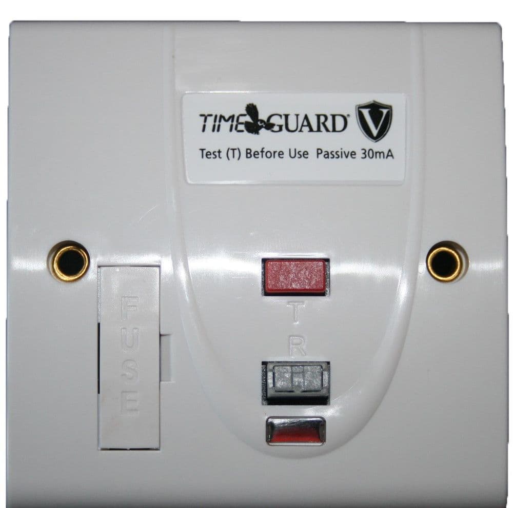 RCD Fused Connection Unit FCU RCD Spur 30ma Passive Time Guard