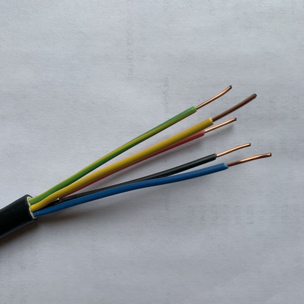 SuperTuff 5 core cable 1 5sq mm sold per Metre