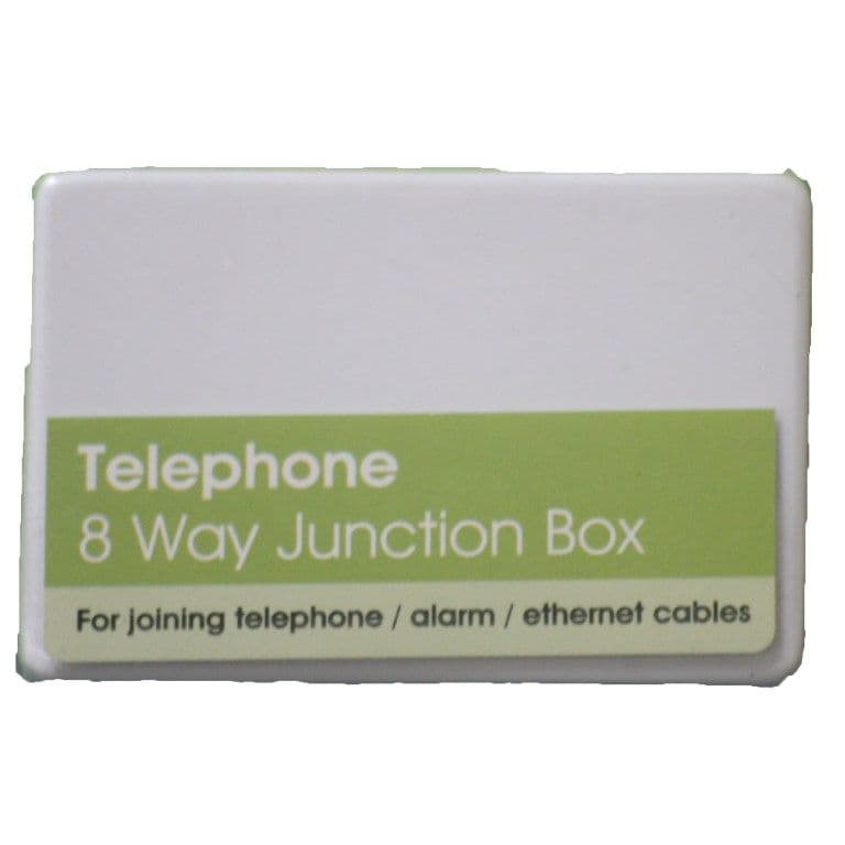 Telephone 8 Way Junction Box for Telephone Alarm Ethernet Cables