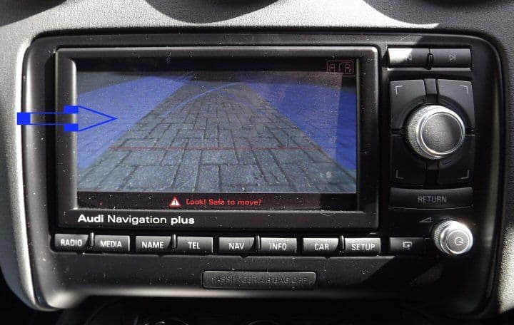Genuine Audi Highline Reverse Camera for RNS-E - Supply & Fit - Audi TT 8J