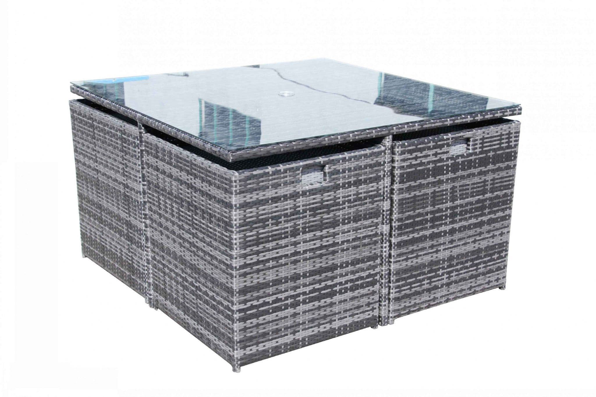 The Deluxe 4 Seater Cube Dining Suite