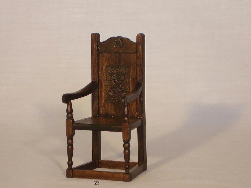 23 Heavy Tudor Chair