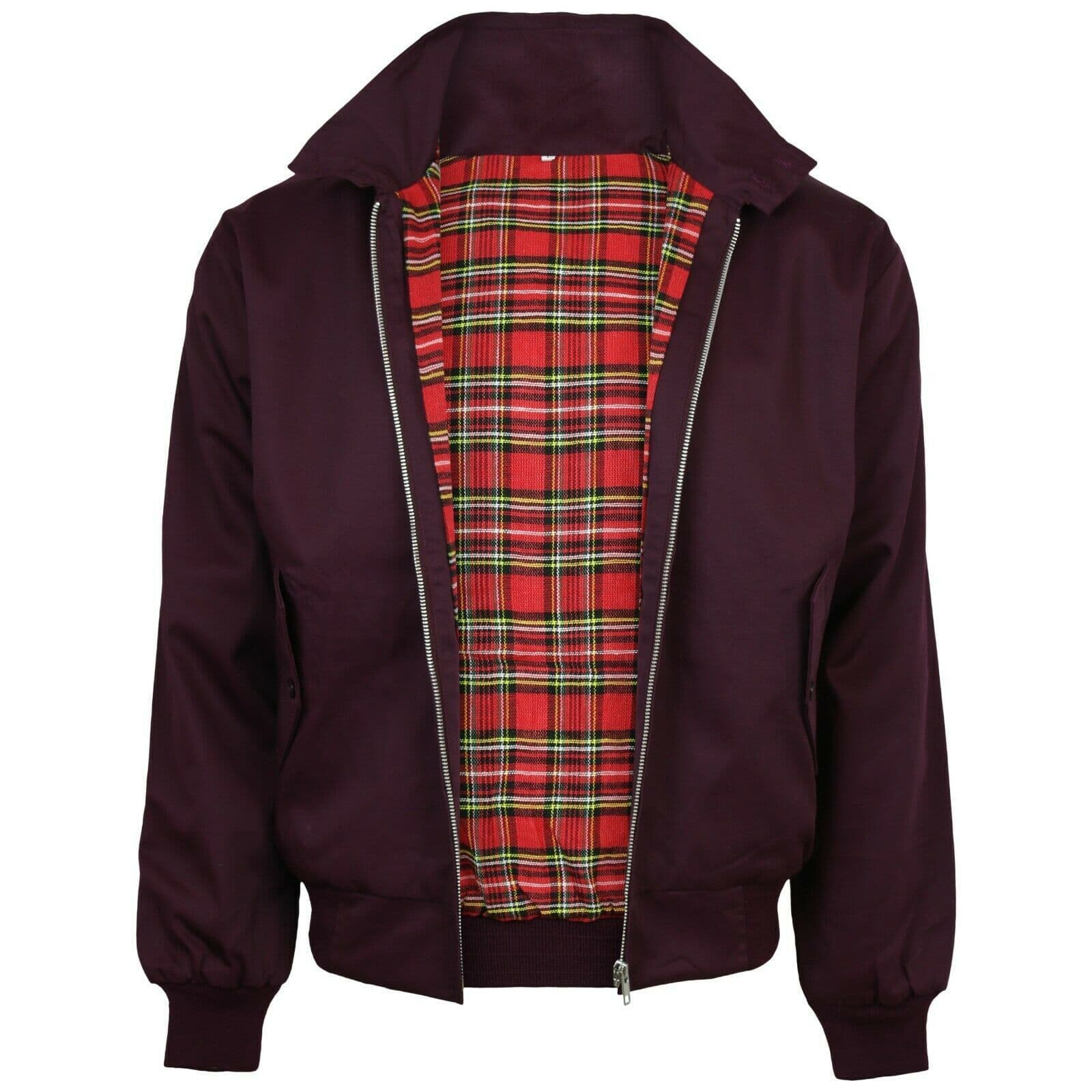 Relco NEW Burgundy Plum Harrington Jacket Skin Mod Scooter Ska Northern ...