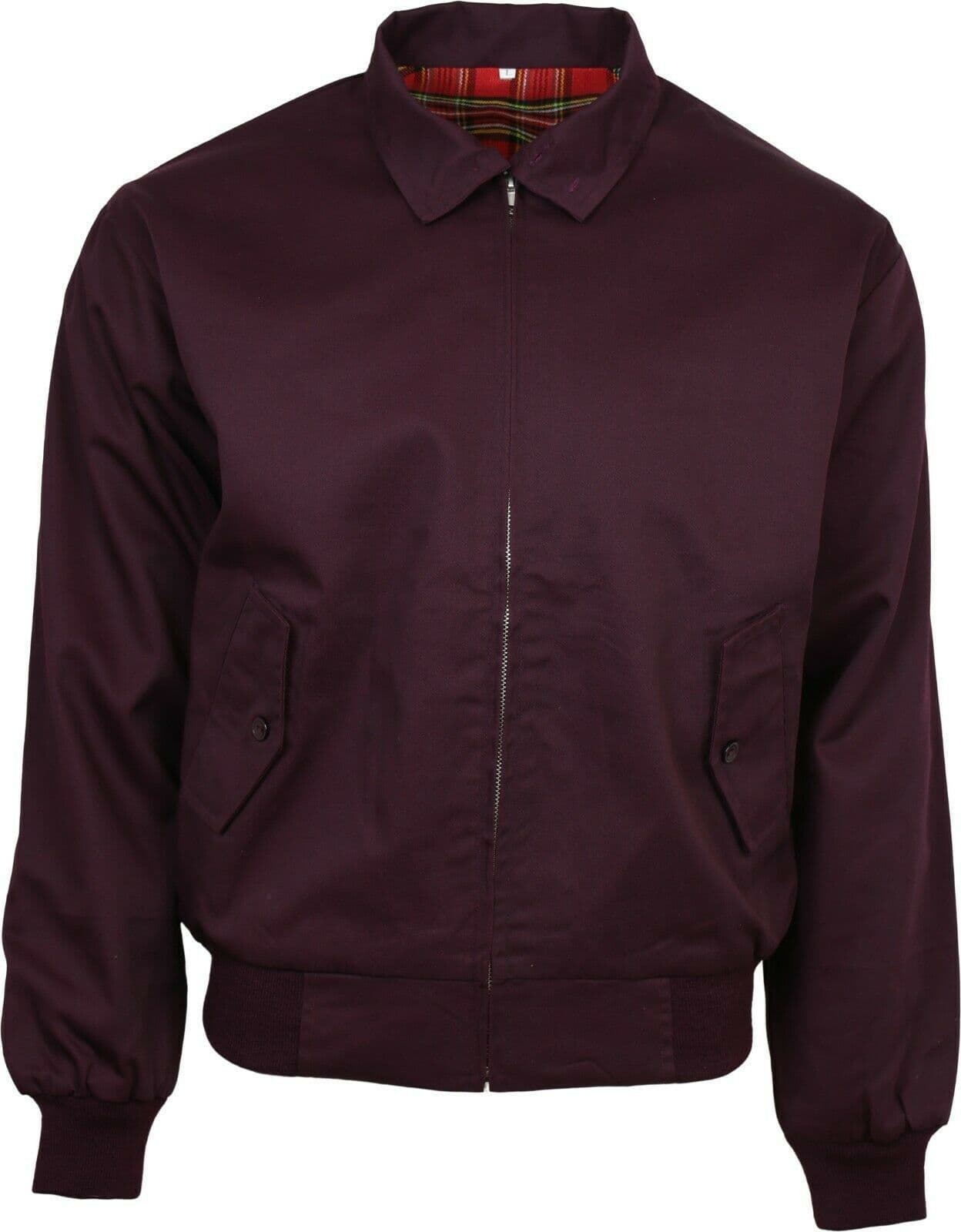 Relco NEW Burgundy Plum Harrington Jacket Skin Mod Scooter Ska Northern ...