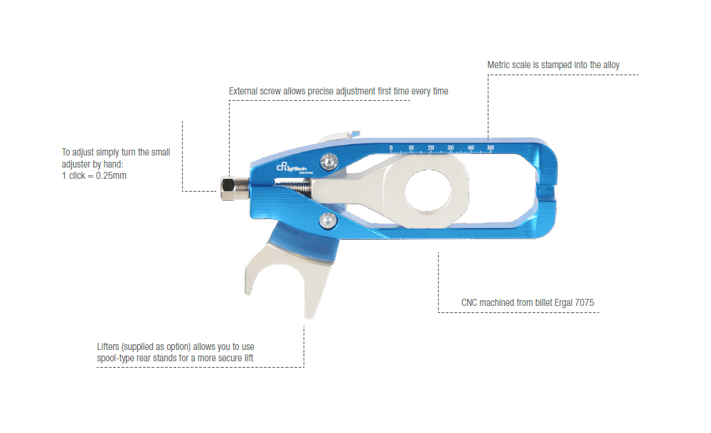 LighTech Yamaha YZF R1 15 - 19 / MT-10 2016 Chain Adjuster Kit