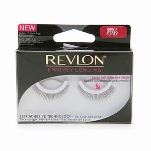 REVLON FAKE FALSE EYELASHES EYELASH 99503 FLIRTY BLACK LASH
