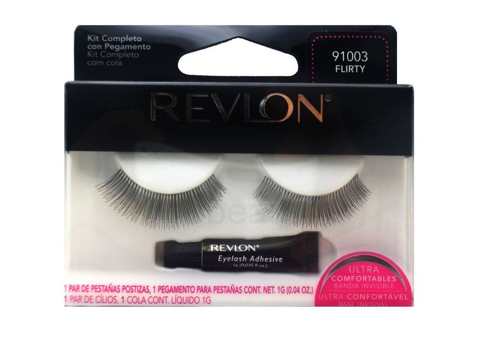 REVLON FANTASY FALSE EYELASHES EYELASH 91003 FLIRTY